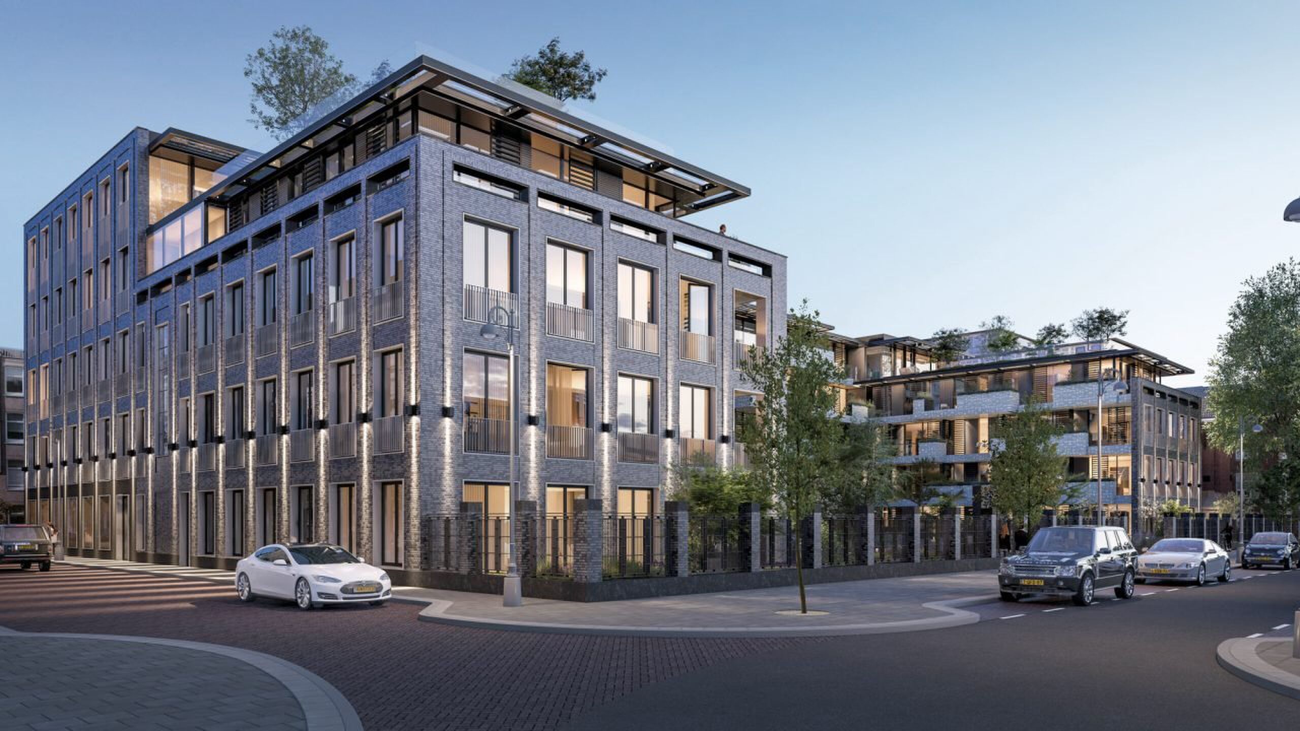 Dit super-de-luxe nieuwe appartementencomplex wordt nu opgeleverd in ...