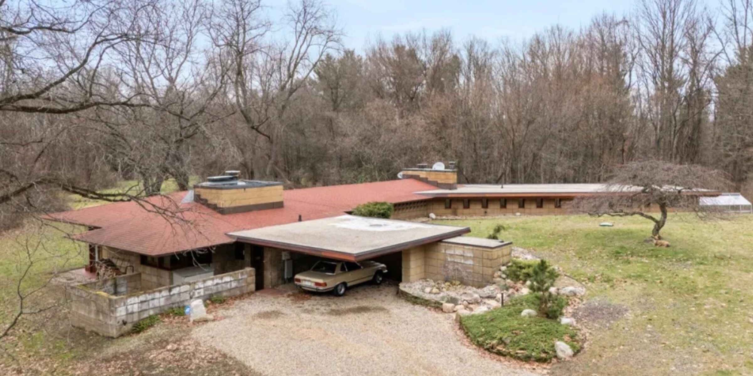 Woning van legendarische architect Frank Lloyd Wright is te koop