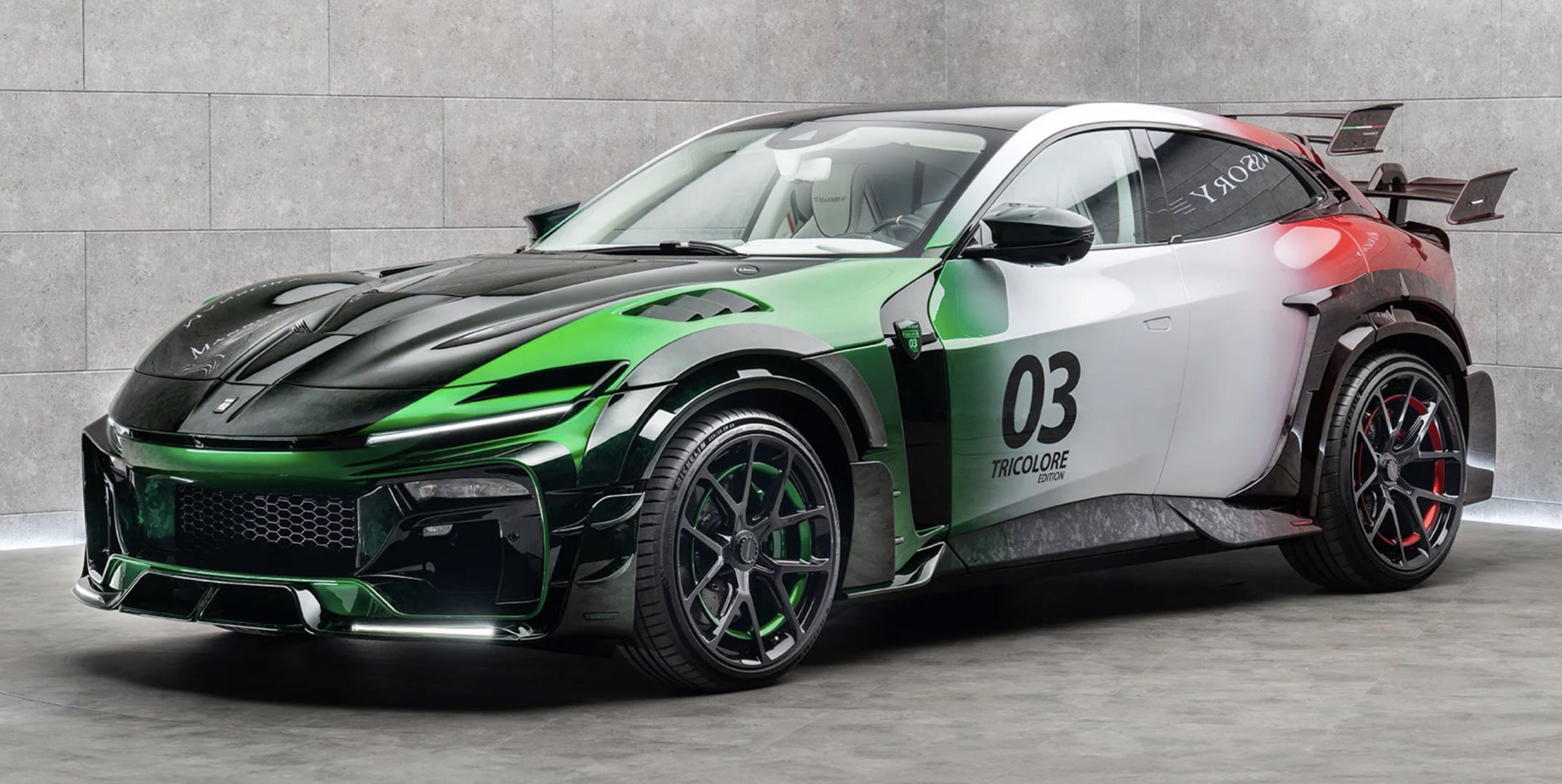 MANSORY voorziet de Ferrari Purosangue van een make-over