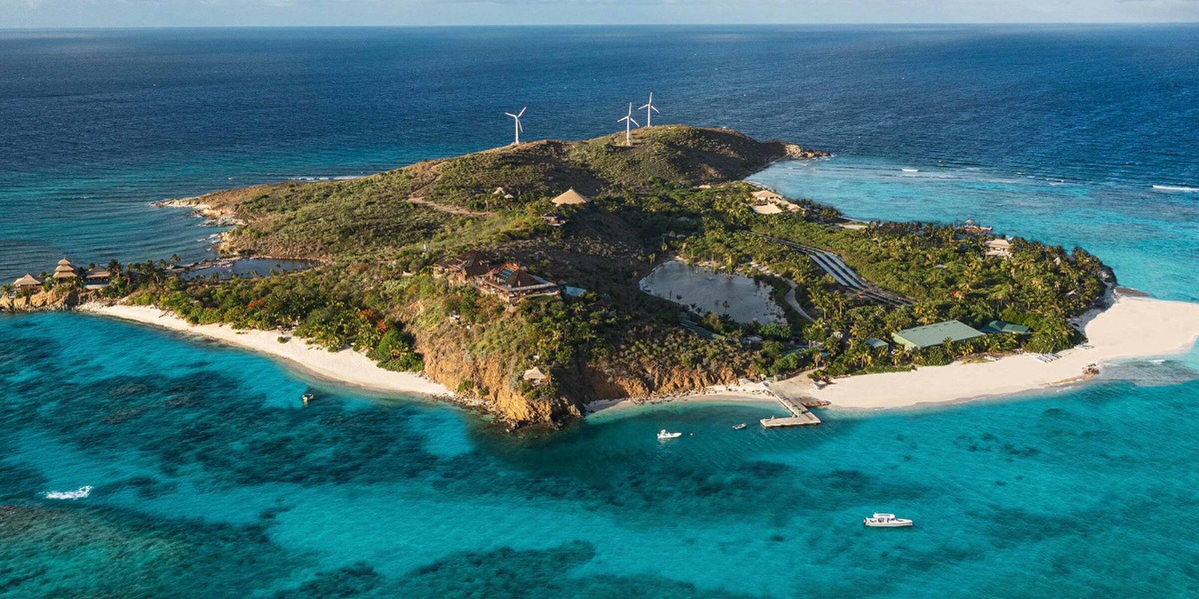 Dit is het megalomane privé-eiland van miljardair Richard Branson